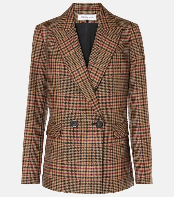 Veronica Beard Sevyn Plaid Virgin Wool Blazer