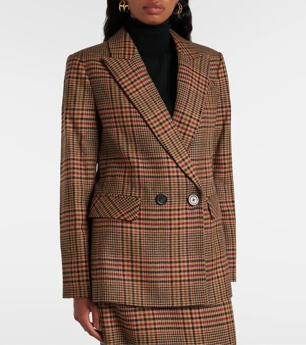 Veronica Beard Sevyn Plaid Virgin Wool Blazer
