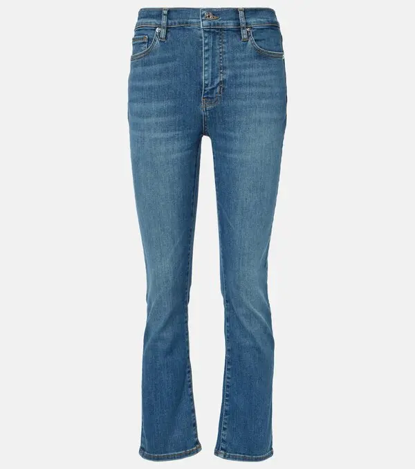 FRAME Le High Straight Cropped Jeans
