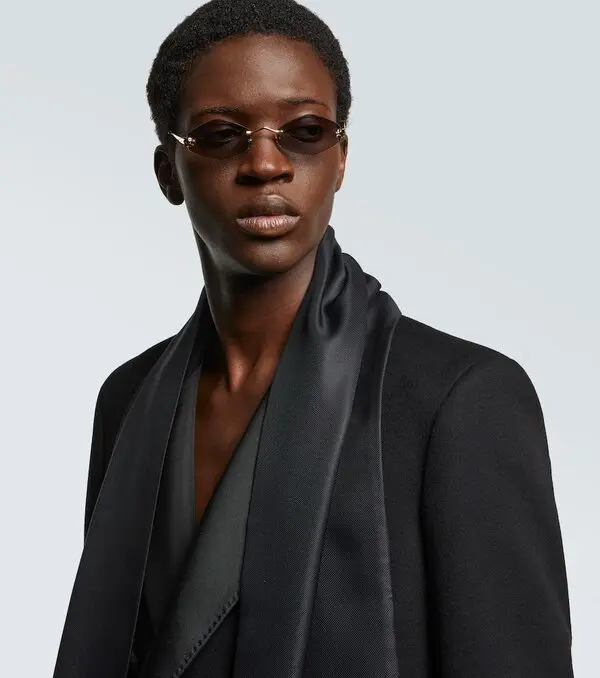 Cartier Panthère De Oval Sunglasses - Grey