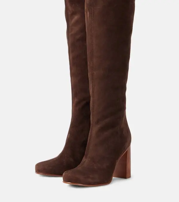 Khaite Willow Knee-high Suede Boots