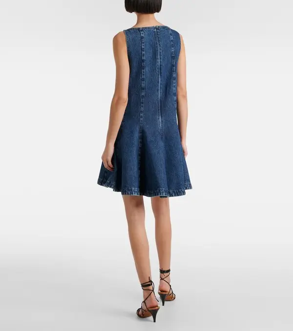 Khaite Mags Denim Mini Dress
