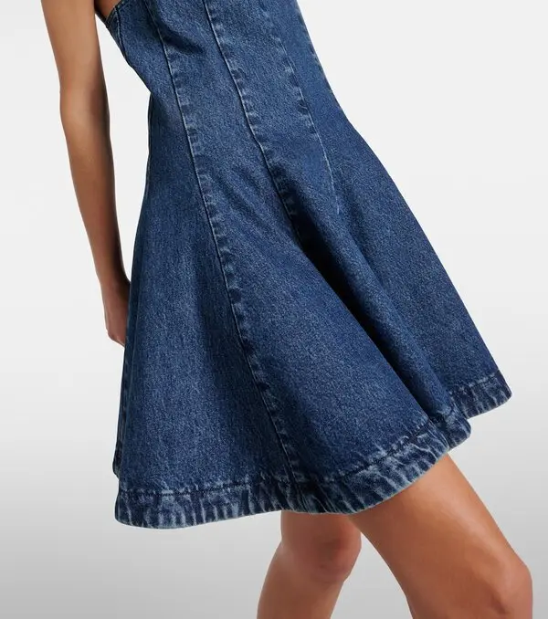 Khaite Mags Denim Mini Dress