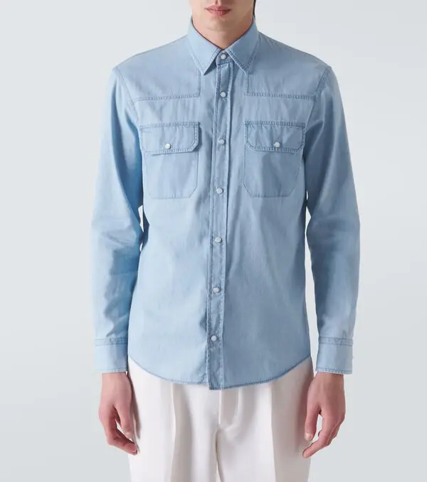 Zegna Denim Western Shirt