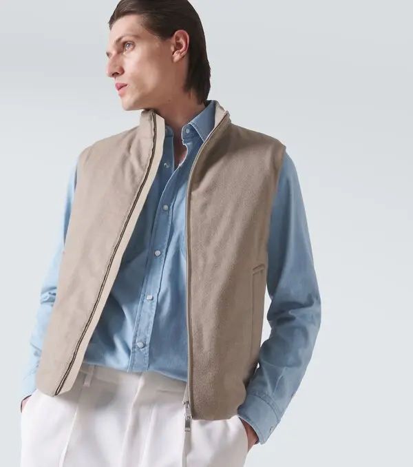 Zegna Denim Western Shirt