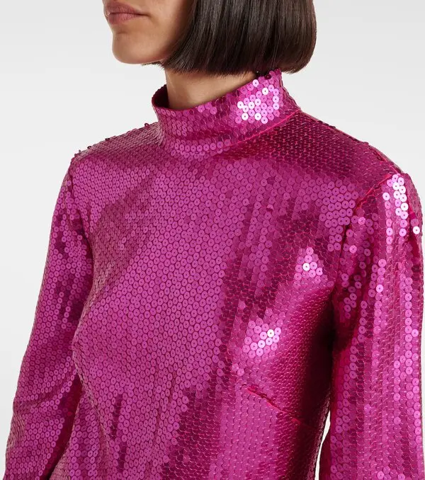 TALLER MARMO Gina Sequined Mini Dress