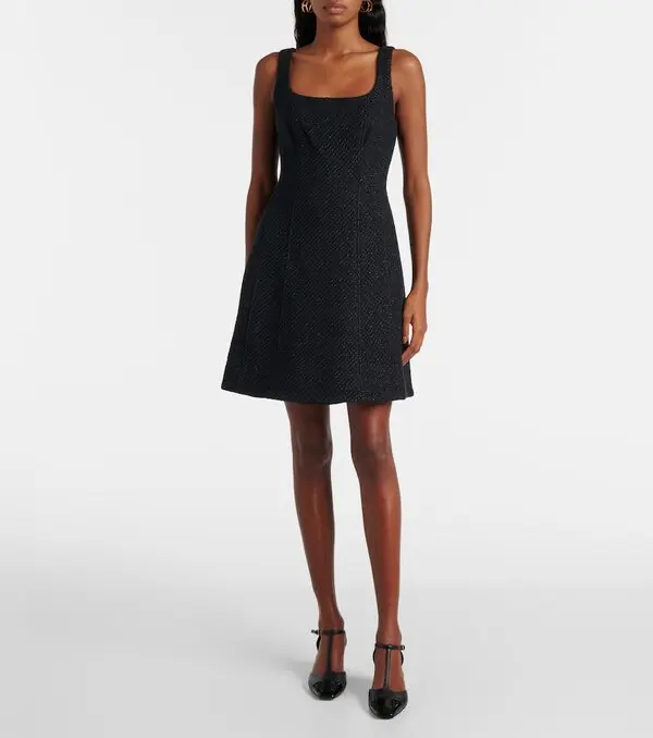 Veronica Beard Delphine Cotton-blend Mini Dress