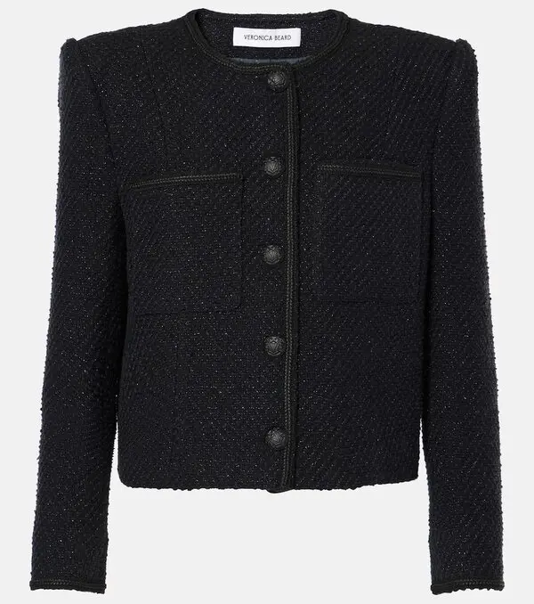 Veronica Beard Lars Cotton-blend Jacket - Black