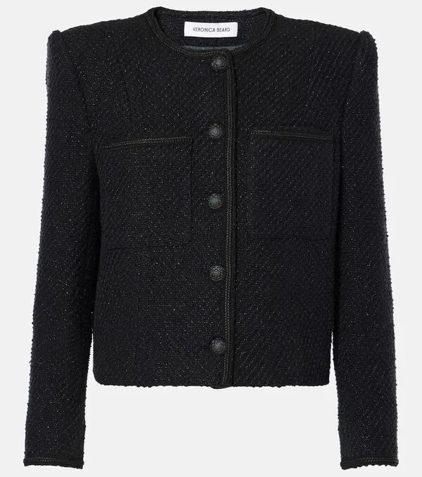 Veronica Beard Lars Cotton-blend Jacket - Black