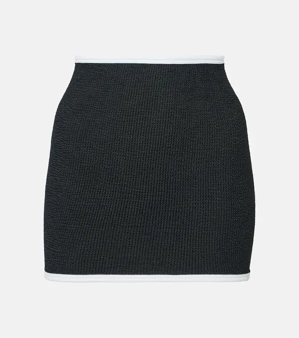 Hunza G Swimskirt Miniskirt - Black