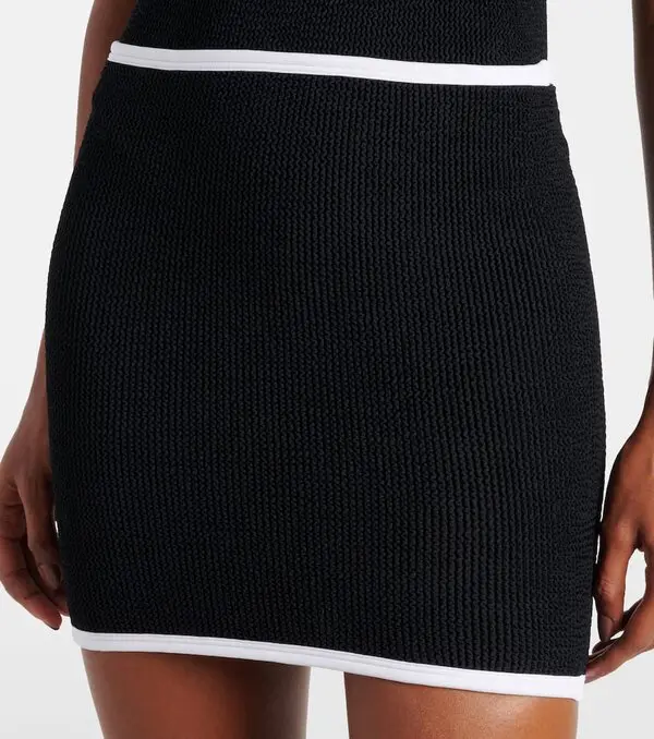 Hunza G Swimskirt Miniskirt - Black