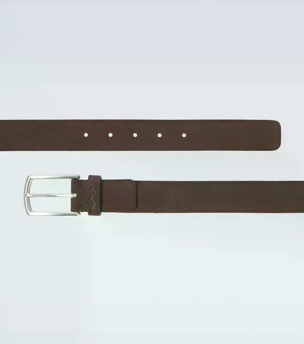 Zegna Leather Belt - Brown
