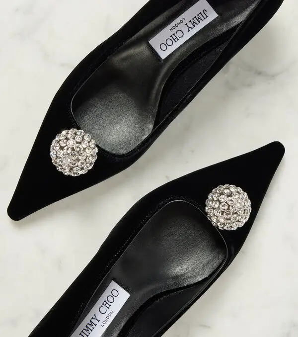 JIMMY CHOO Orb 50 Embellished Pumps