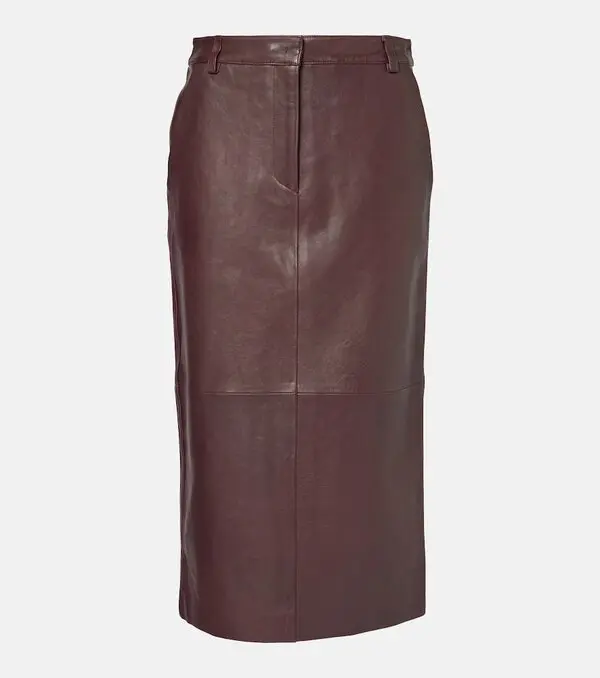Co Leather Pencil Skirt
