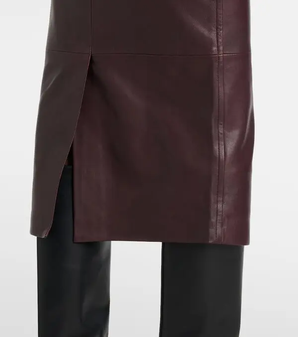 Co Leather Pencil Skirt