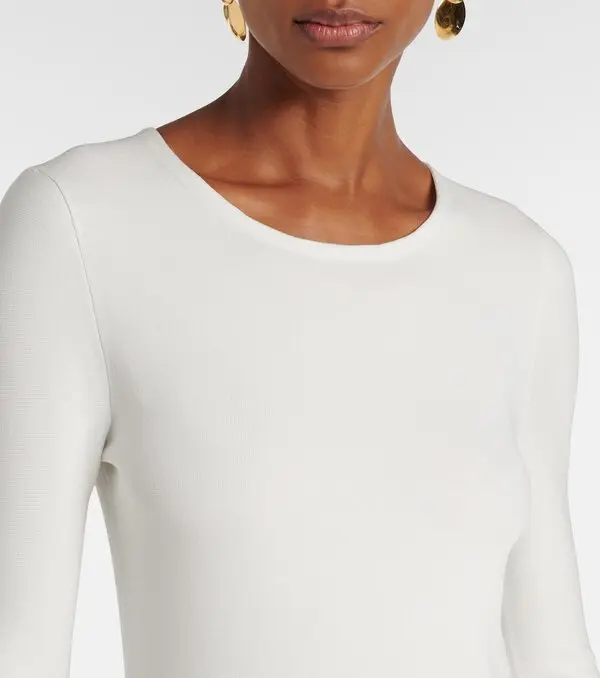 Simkhai Damoni Pleated Midi Dress - White
