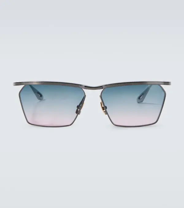 JACQUES MARIE MAGE Bresson Aviator Sunglasses - Black