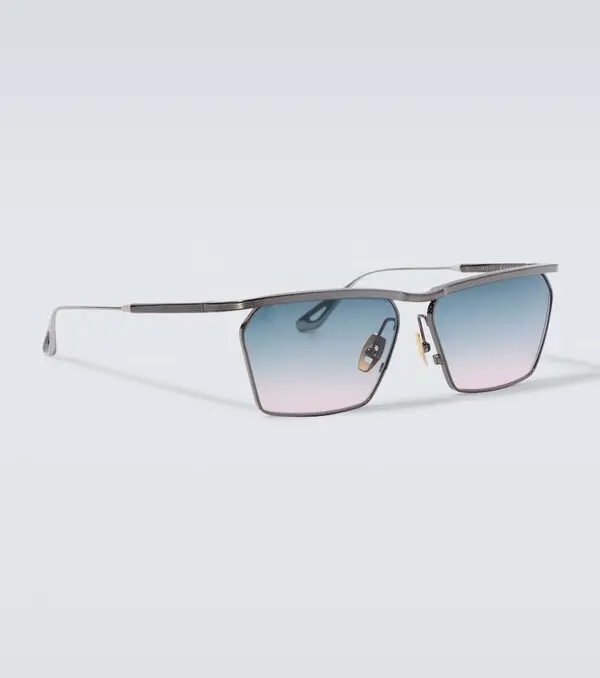 JACQUES MARIE MAGE Bresson Aviator Sunglasses - Black