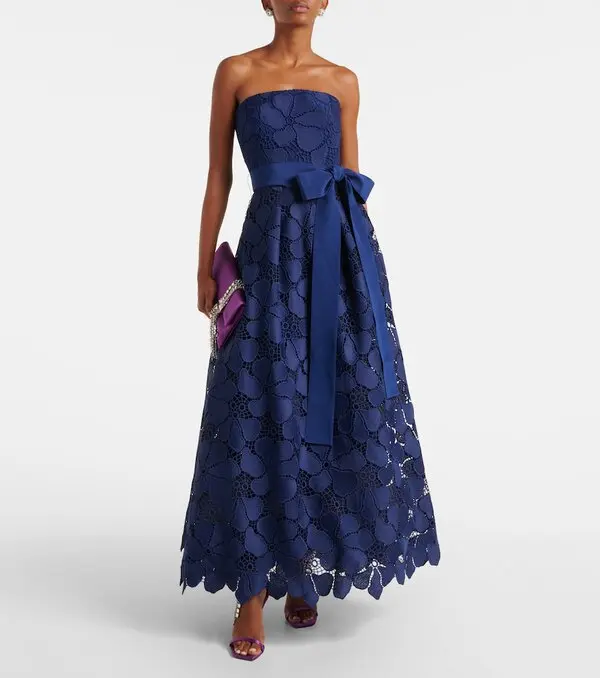 Elie Saab Lace Bustier Gown