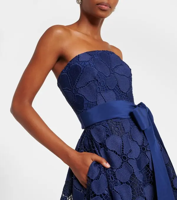 Elie Saab Lace Bustier Gown