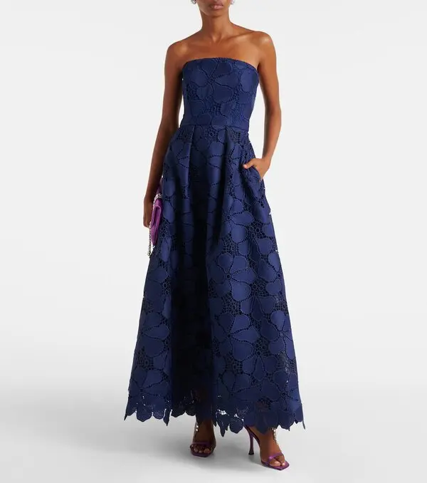 Elie Saab Lace Bustier Gown