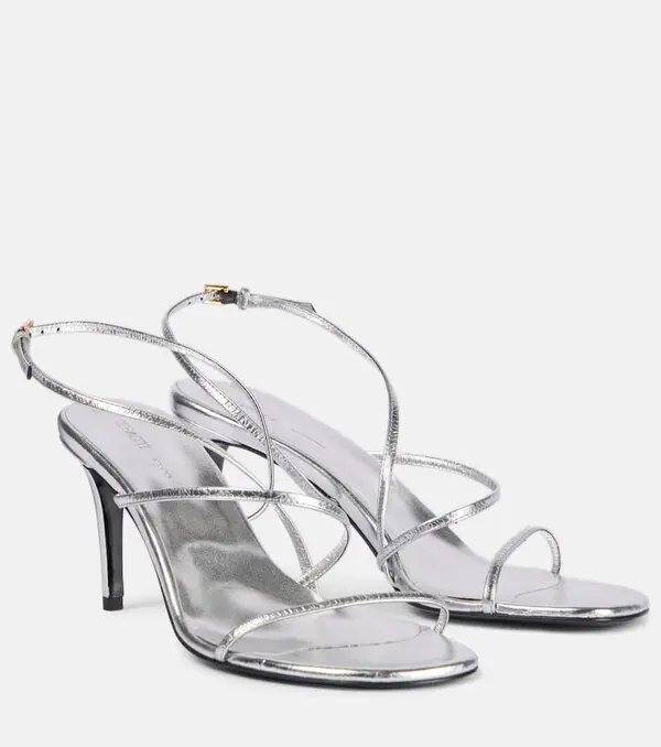 Khaite Loop 75 Leather Sandals