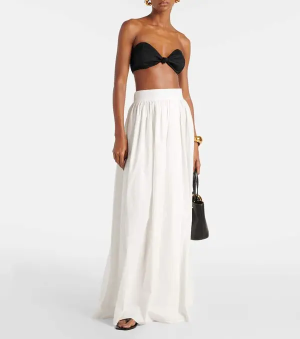 ADRIANA DEGREAS Cotton Bandeau Top
