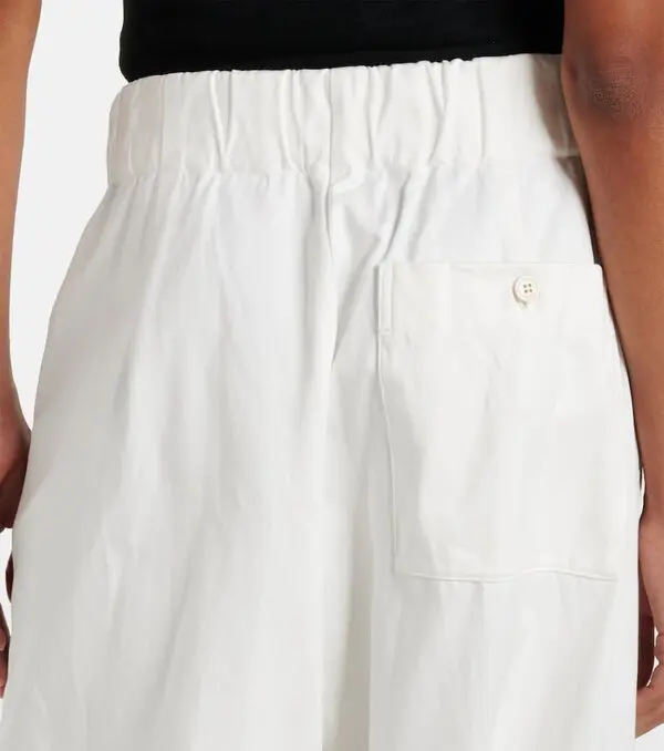 Dries Van Noten High-rise Wide-leg Pants - White
