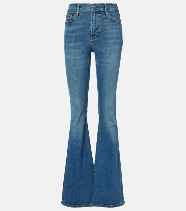 FRAME Le High Flare Jeans - Blue