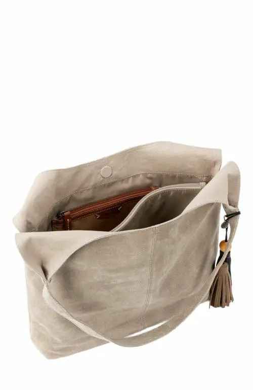 THE SAK Huntley Hobo Bag - Sand Suede