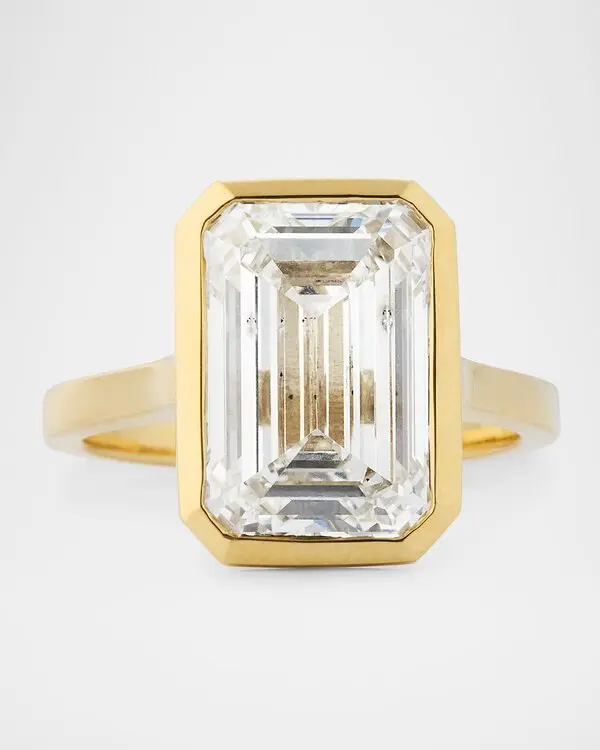 Neiman Marcus 14k 8.00ctw Emerald Cut Solitaire Ring - Yellow Gold