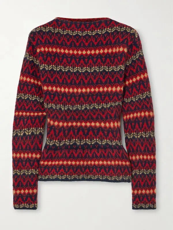 Bally Wool Jacquard-knit Sweater