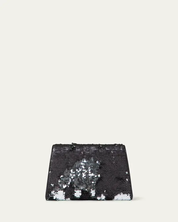 Akris Anouk Mini Sequined Clutch Bag