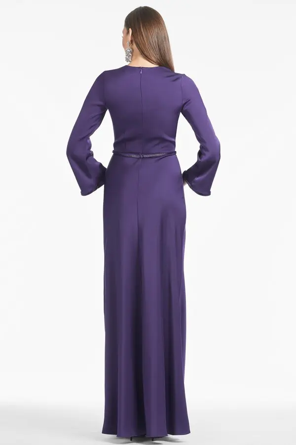 Sachin & Babi Alex Gown - Amethyst
