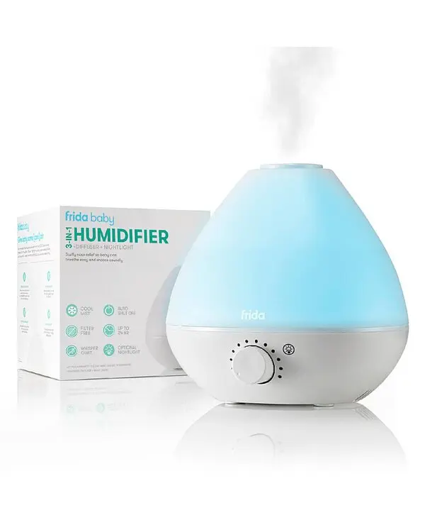 FRIDA BABY 3-in-1 Humidifier With Diffuser And Nightlight