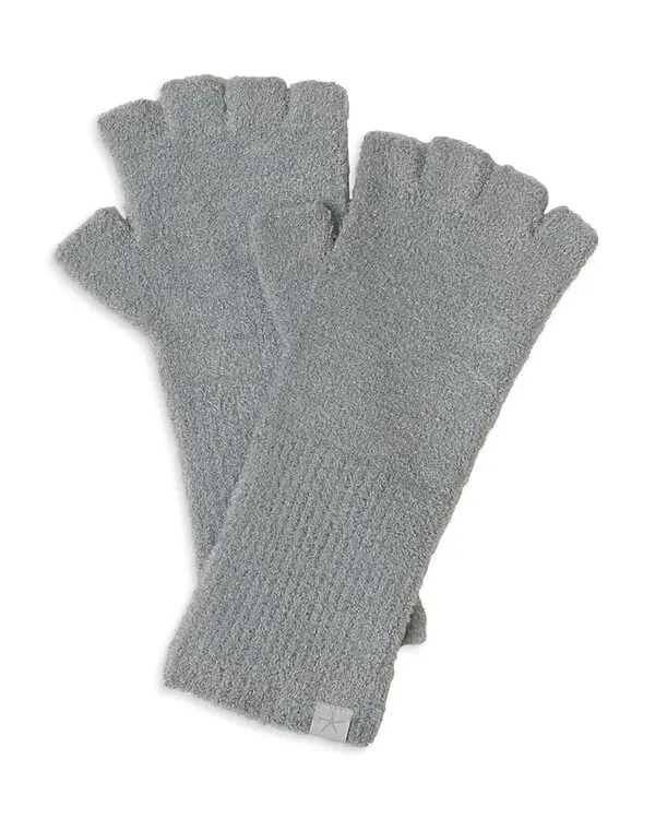 Barefoot Dreams Cozychic Lite Fingerless Gloves - Moonbeam