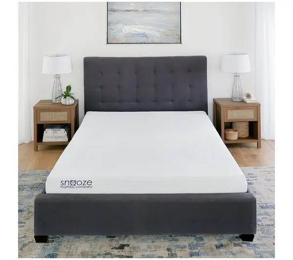 SNOOZE MATTRESS CO. Snooze 6-inch Dual Layer Support Mattress-in-a- Box, Twin - One-color