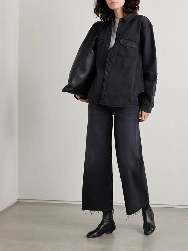 Citizens Of Humanity Lyra High-rise Wide-leg Jeans - Black