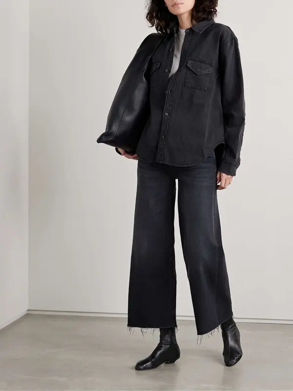 Citizens Of Humanity Lyra High-rise Wide-leg Jeans - Black