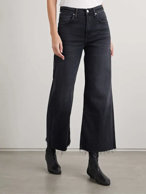 Citizens Of Humanity Lyra High-rise Wide-leg Jeans - Black