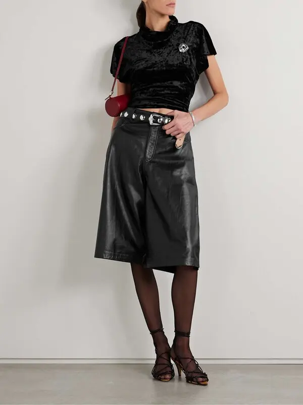 MARANT ETOILE Hailey Velvet T-shirt