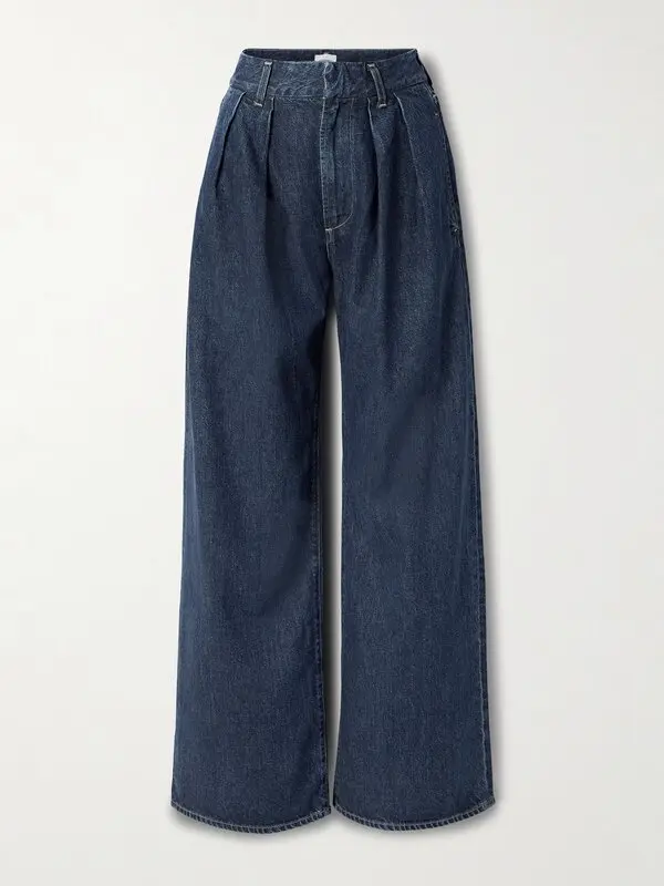 Citizens Of Humanity Petra Pleated Wide-leg Jeans