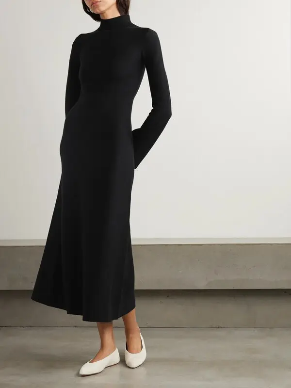 Gabriela Hearst Erebus Wool-blend Midi Dress