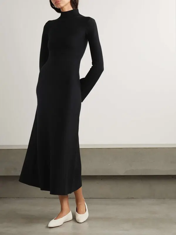 Gabriela Hearst Erebus Wool-blend Midi Dress