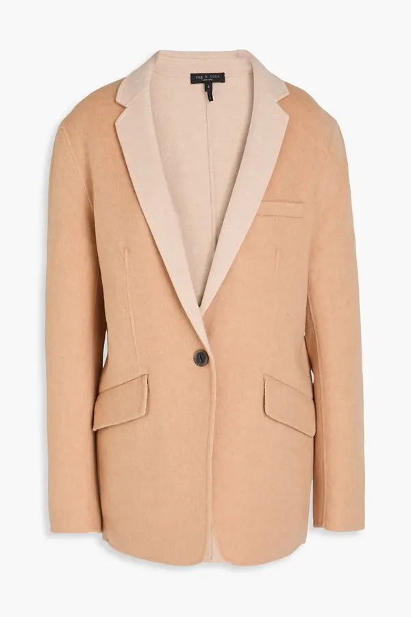 Rag & Bone Margot Wool-blend Felt Blazer