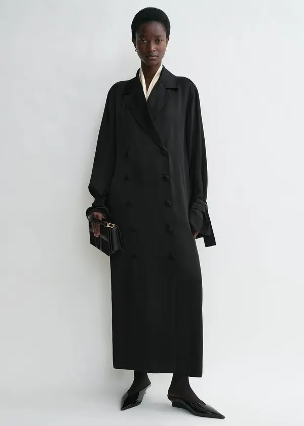 TOTEME Satin Trench Dress