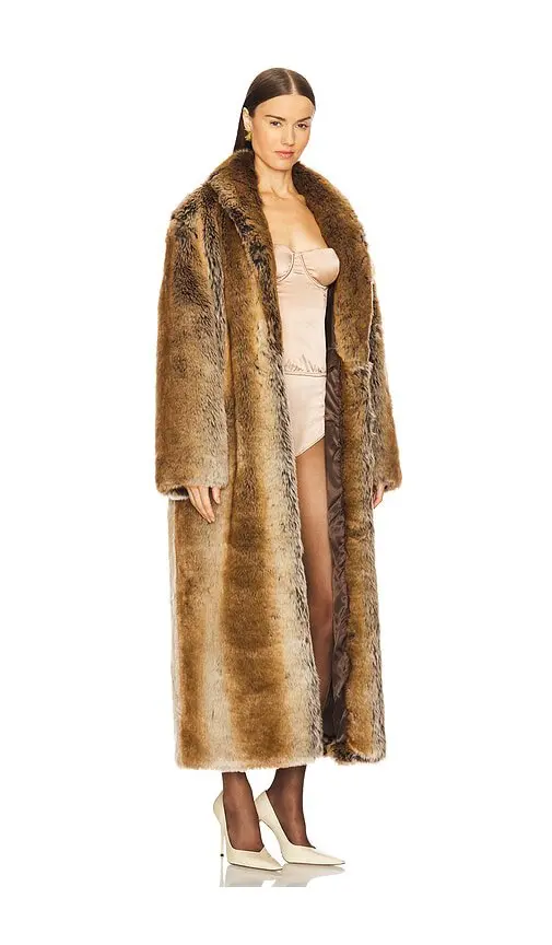 LOVERS AND FRIENDS Ernie Faux Fur Coat