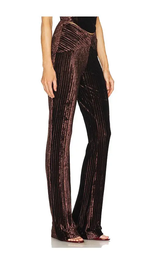 MICHAEL COSTELLO X Ryliana Pant - Chocolate Brown