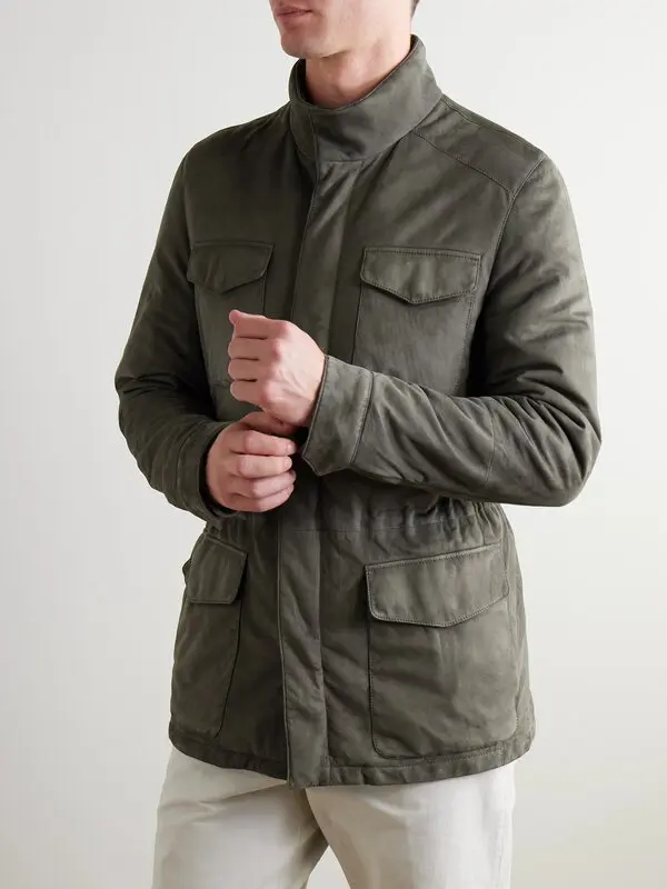 Thom Sweeney Suede Field Jacket