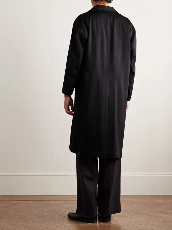 STOFFA Double-faced Brushed-cashmere Coat
